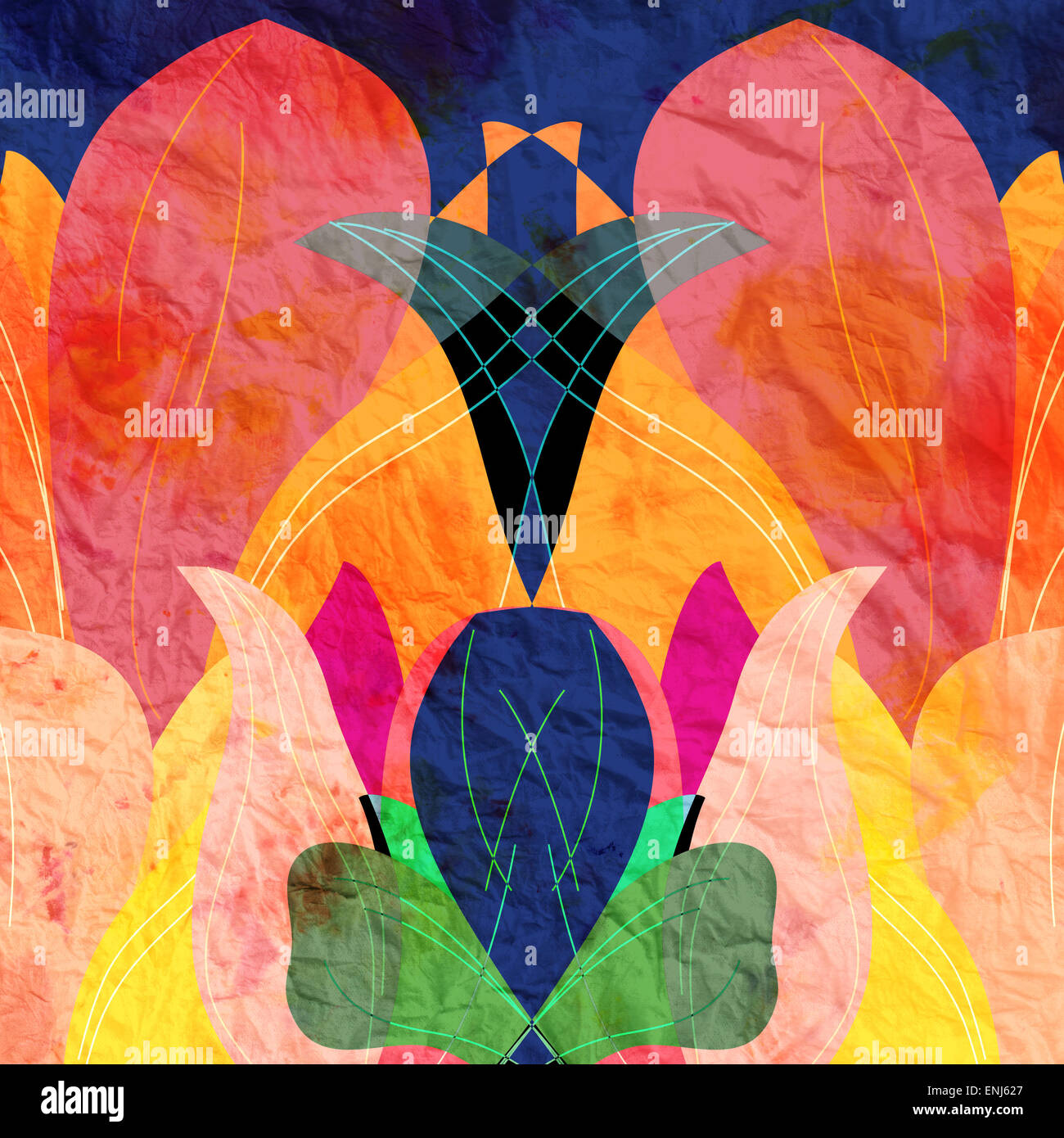 graphic a abstract background with different elements Stock Photo - Alamy