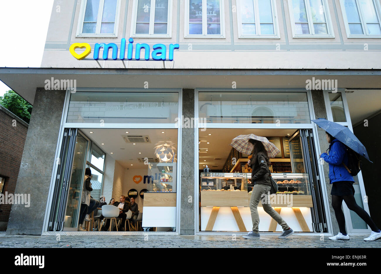 Munich, Germany. 06th May, 2015. The Croatian bakery Mlinar on ...
