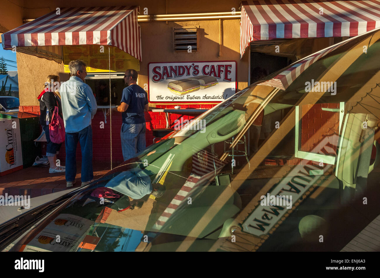 The original Sandy's Cafe. Key West. Florida Keys. USA Stock Photo - Alamy