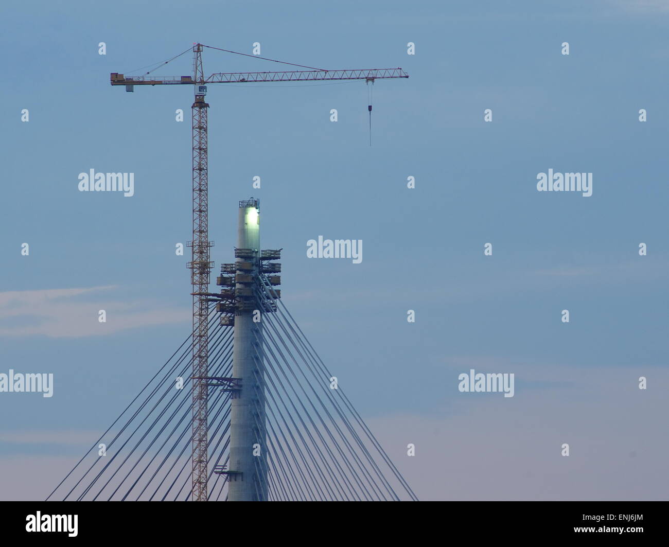 Construction site river night hi-res stock photography and images - Alamy