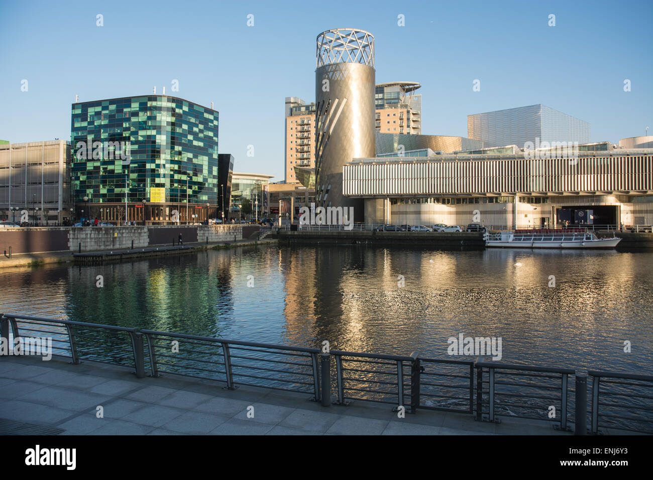 Salford Quays on the Manchester Ship Canal Stock Photo - Alamy