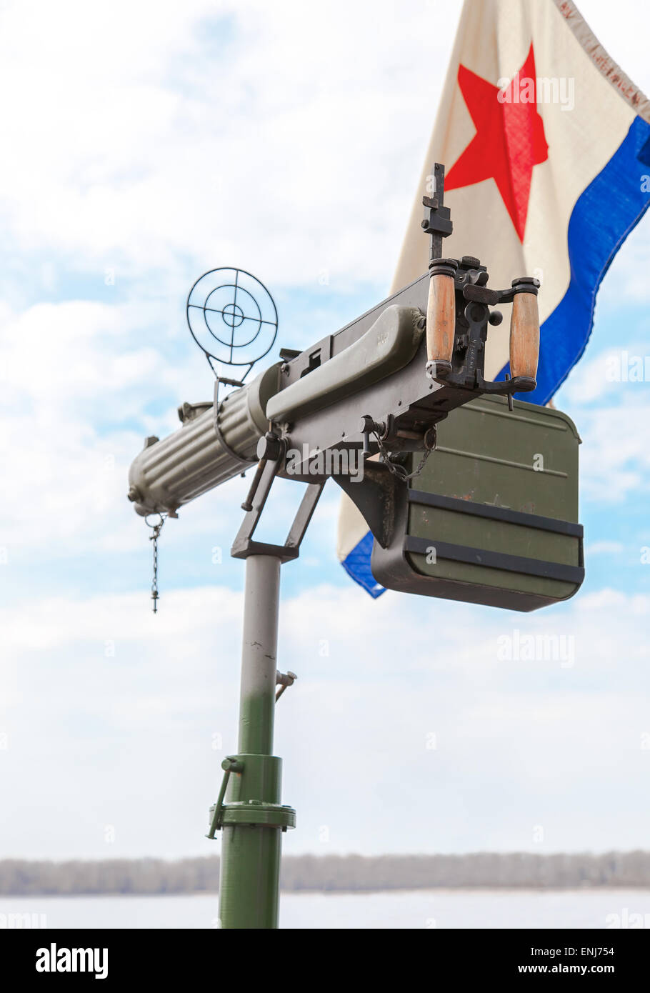 Anti aircraft machine gun hi-res stock photography and images - Alamy