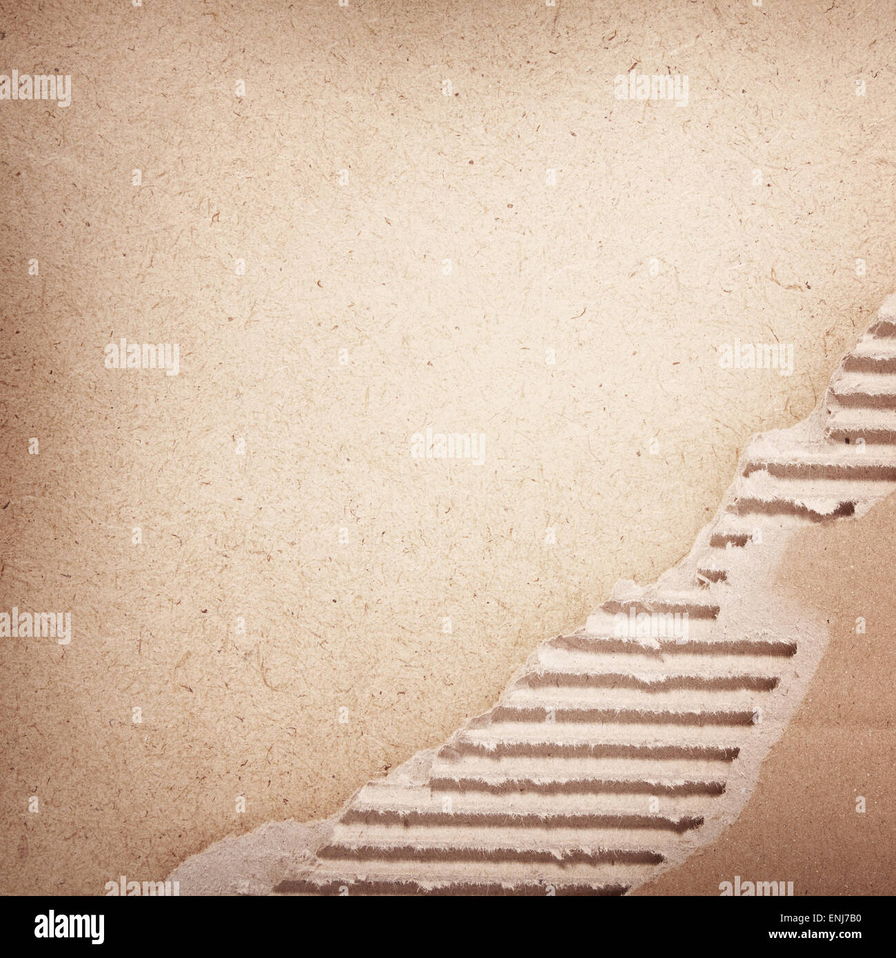 Old crumpled, recycled, torn brown paper texture or background Stock ...