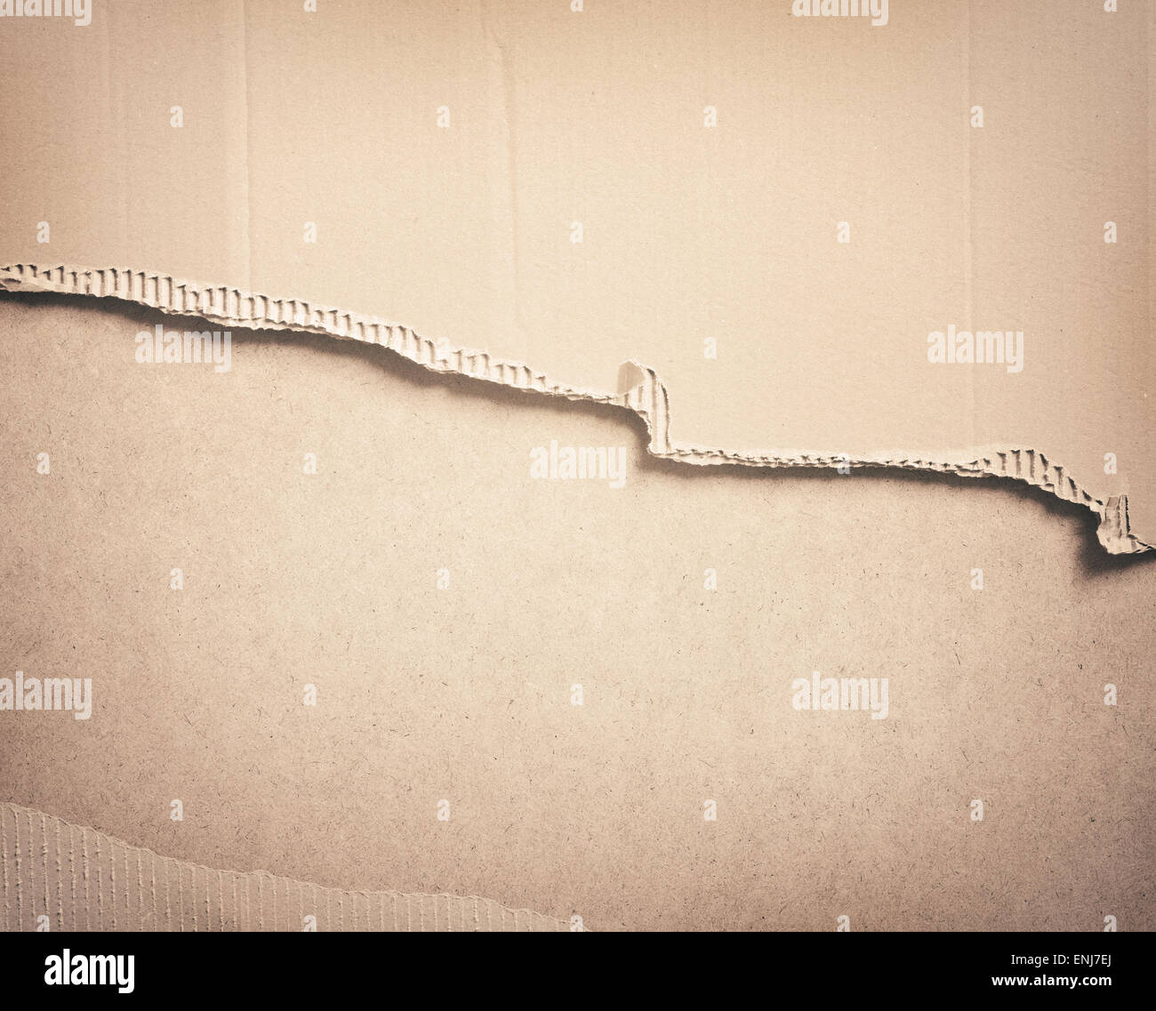 Old crumpled, recycled, torn brown paper texture or background Stock ...