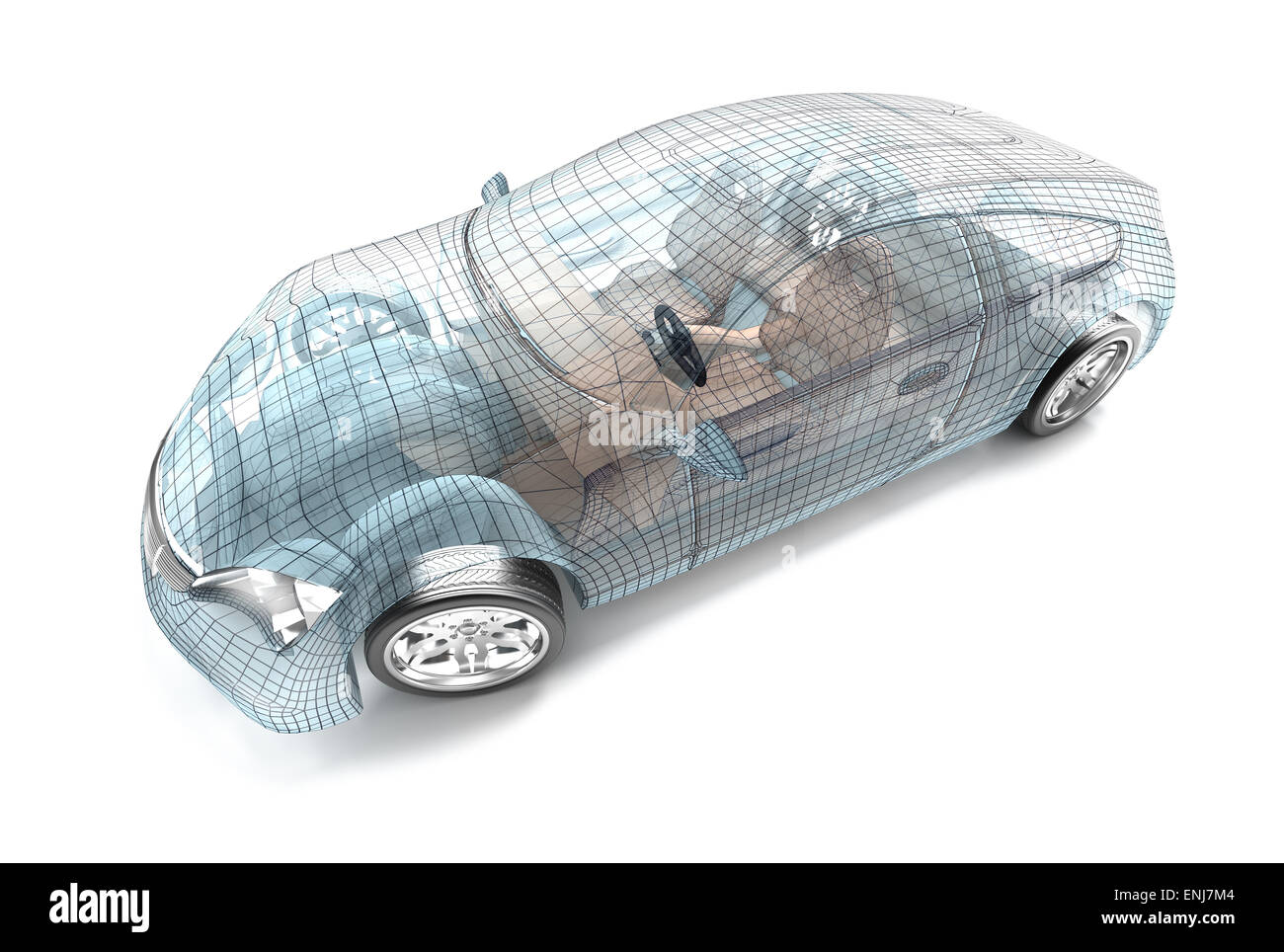Car design, wire model. My own design Stock Photo - Alamy