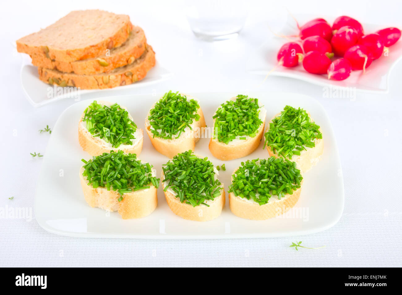 Chives and bread hi-res stock photography and images - Alamy