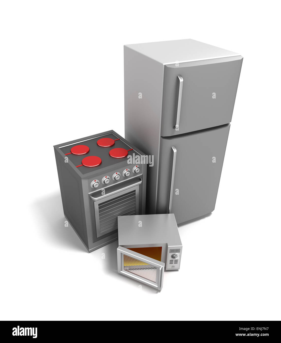 Set kitchen appliance electronics hi-res stock photography and images ...