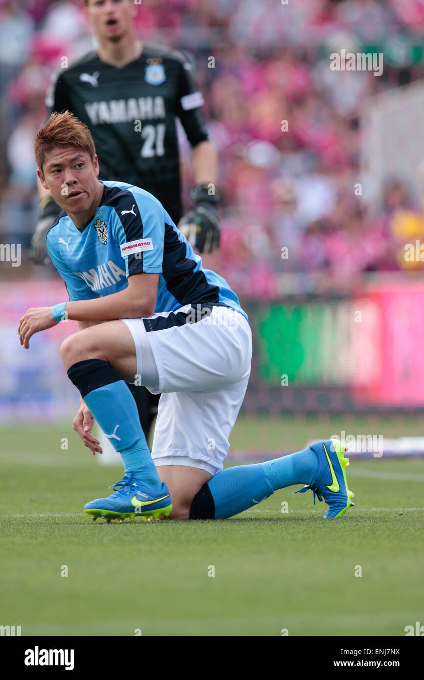 KINCHO Stadium, Osaka, Japan. 6th May, 2015. Masahiko Inoha (Jubilo ...