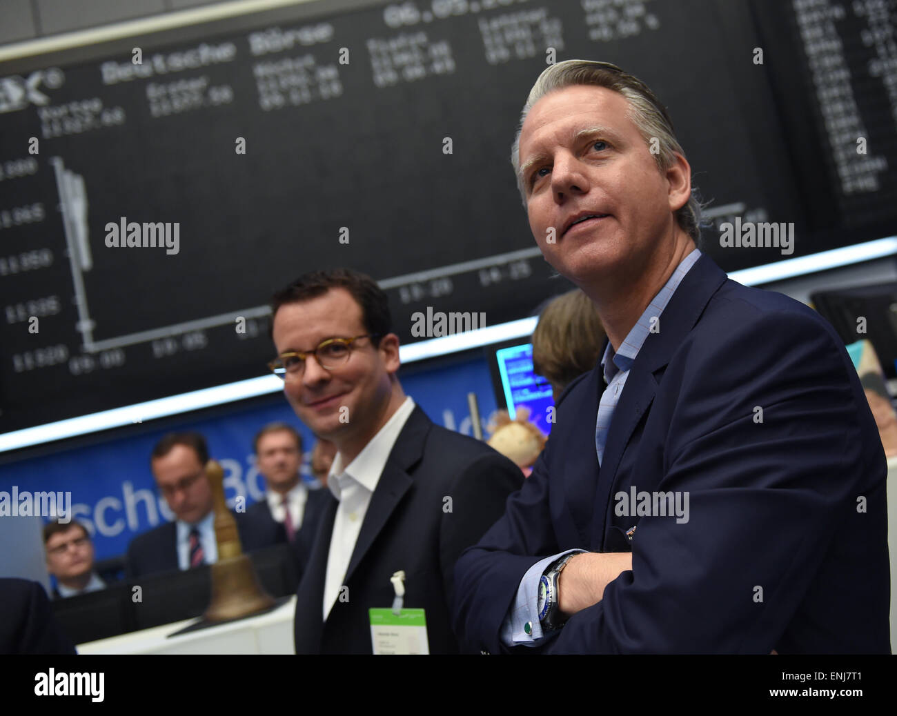Alexander Brand (L) and Konstantin Urban, the founders and chairmen of ...