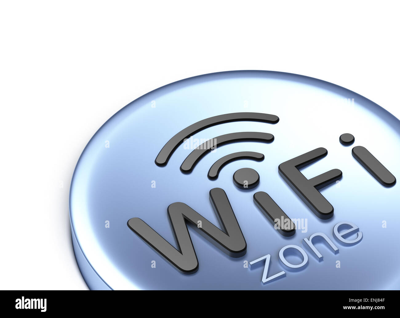 WiFi zone. 3D concept Stock Photo - Alamy