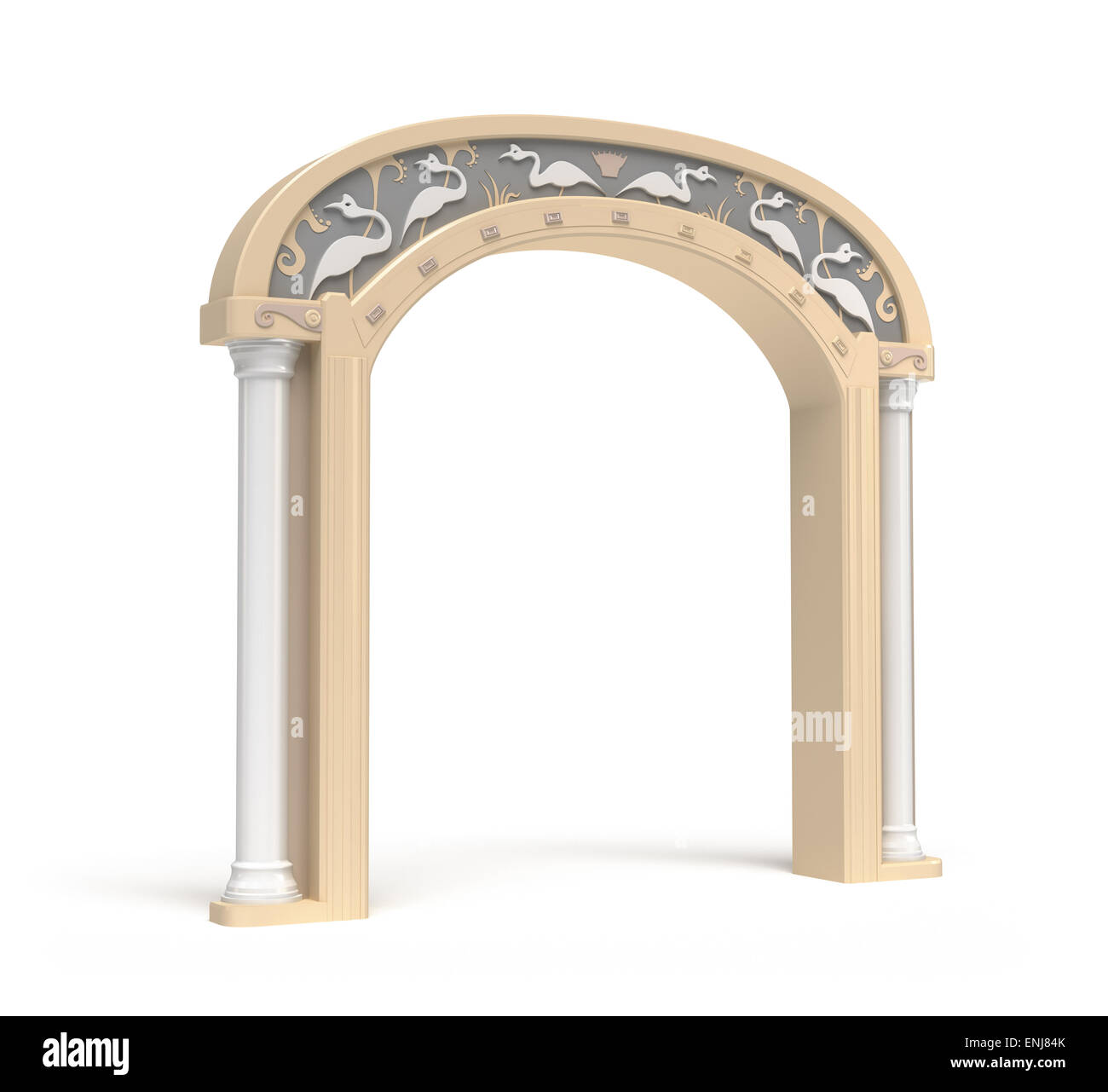 Archway door Cut Out Stock Images & Pictures - Alamy