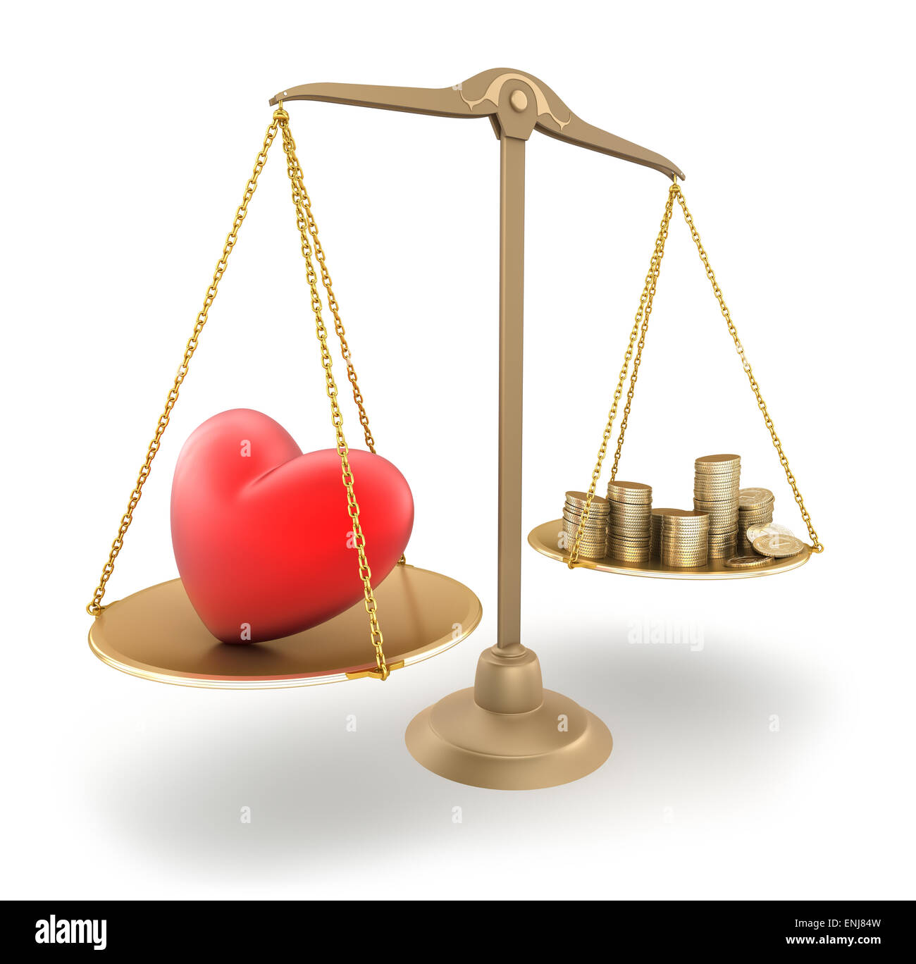 Scale of love Cut Out Stock Images & Pictures - Alamy