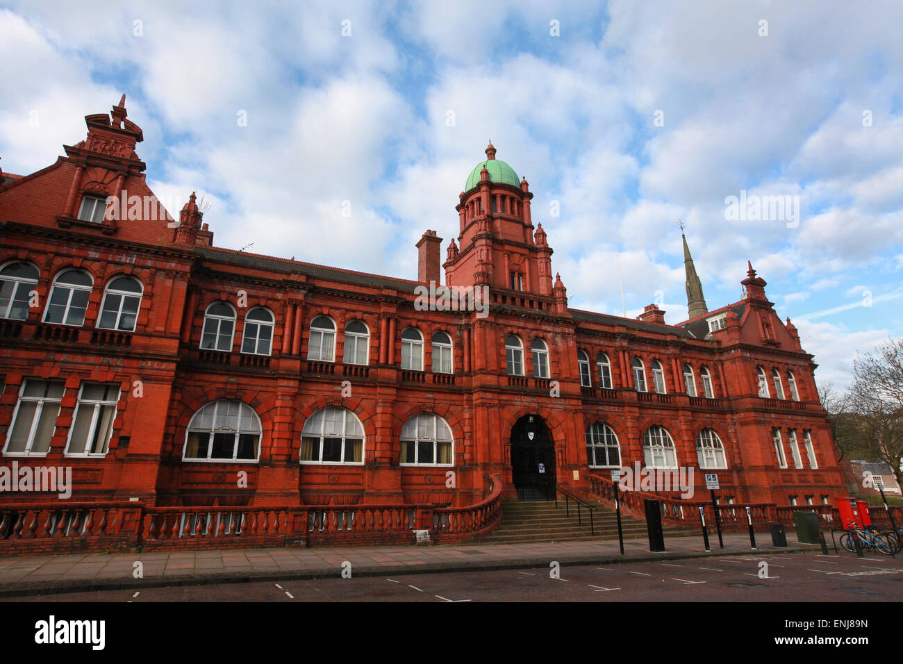Durham University offices Old Shire Hall Durham City Centre Stock Photo ...