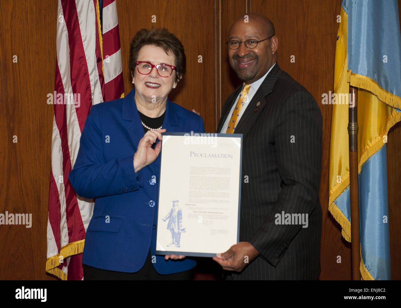 Philadelphia freedoms billie jean king hi-res stock photography and ...