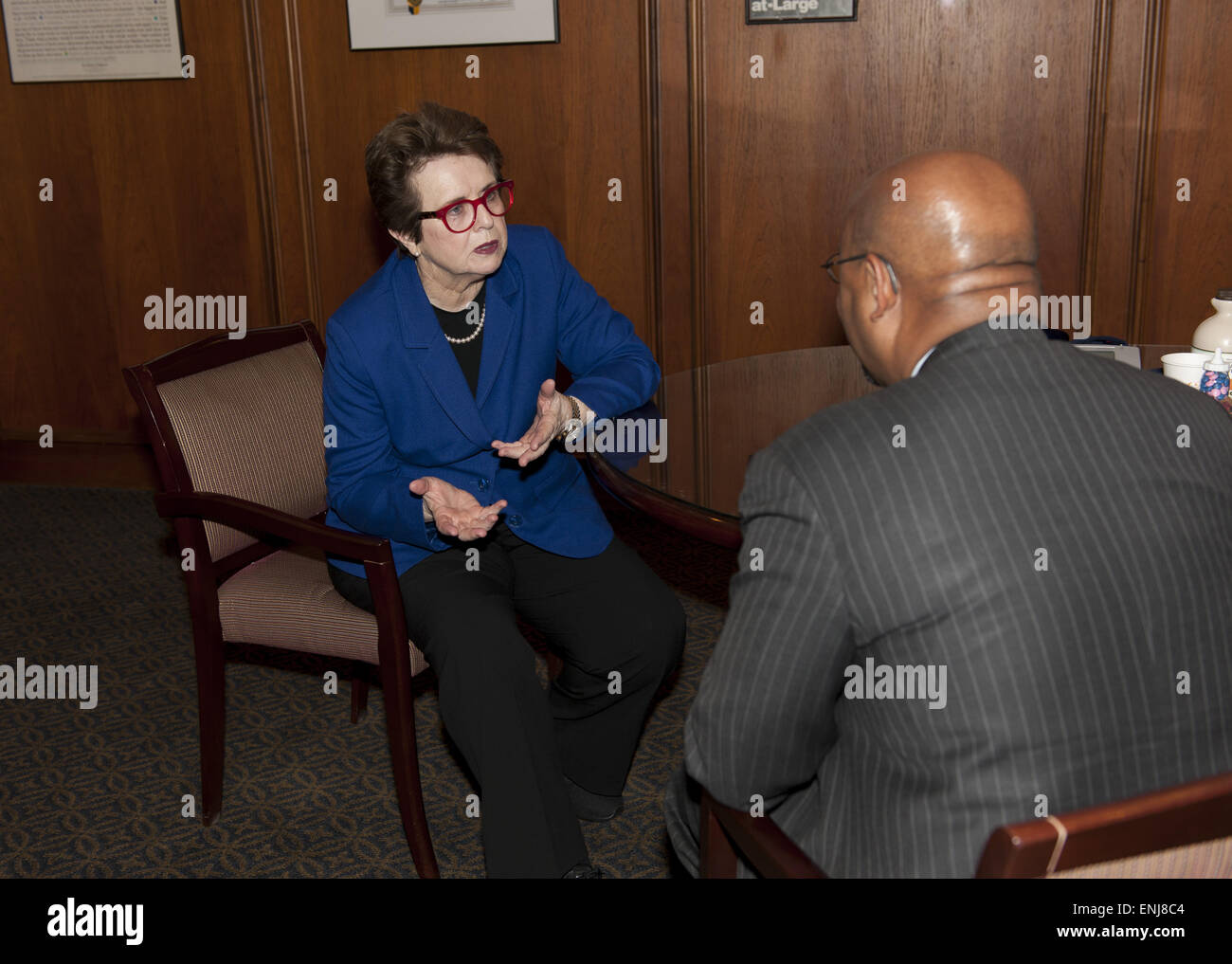Philadelphia freedoms billie jean king hi-res stock photography and ...