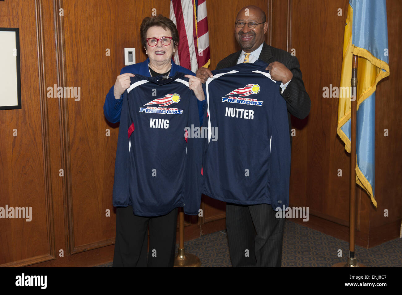 Philadelphia freedoms billie jean king hi-res stock photography and ...