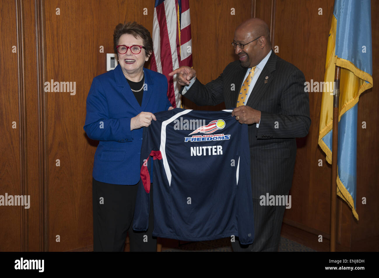 Philadelphia freedoms billie jean king hi-res stock photography and ...