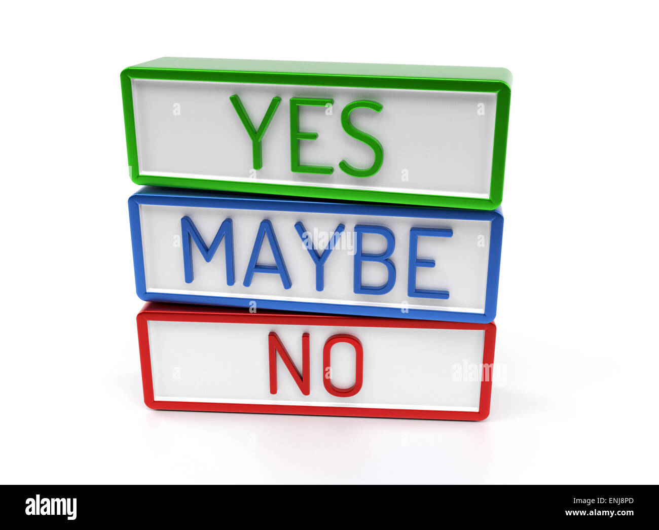 Yes no maybe hi-res stock photography and images - Alamy