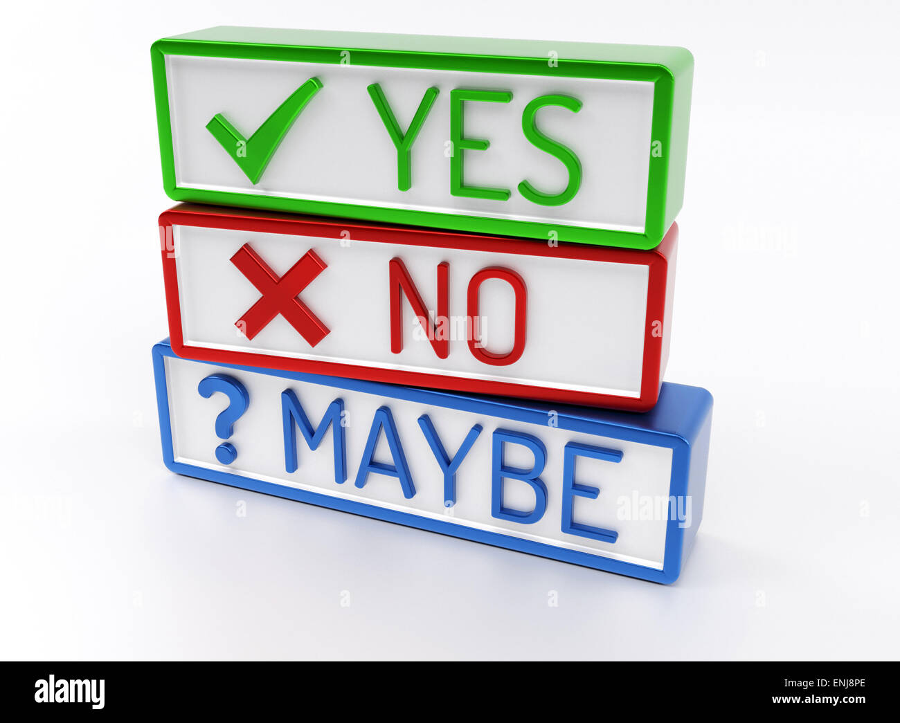 Yes or no hi-res stock photography and images - Alamy