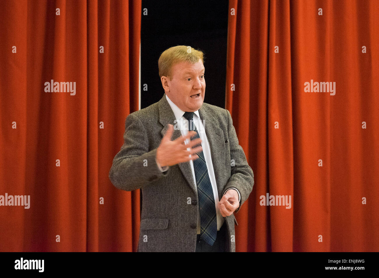 2015 Election Hustings at Ullapool village hall Stock Photo - Alamy