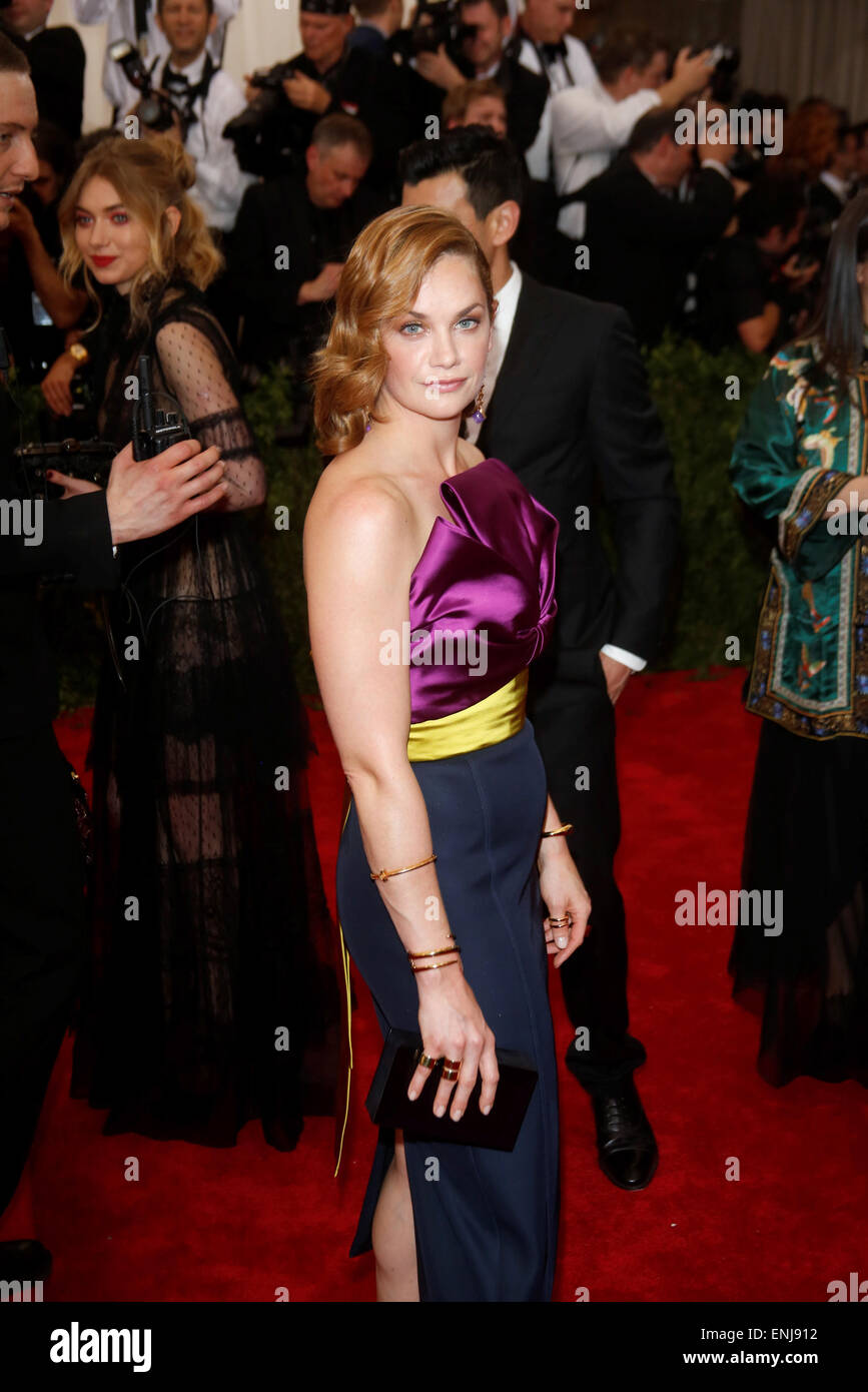 Ruth Wilson attends the 2015 Costume Institute Gala Benefit celebrating ...