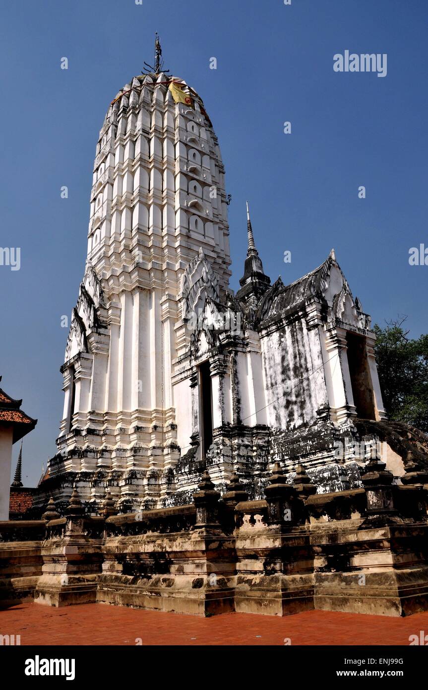 Ayutthaya, Thailand: The majestic soaring white Prang Pathan, the ...