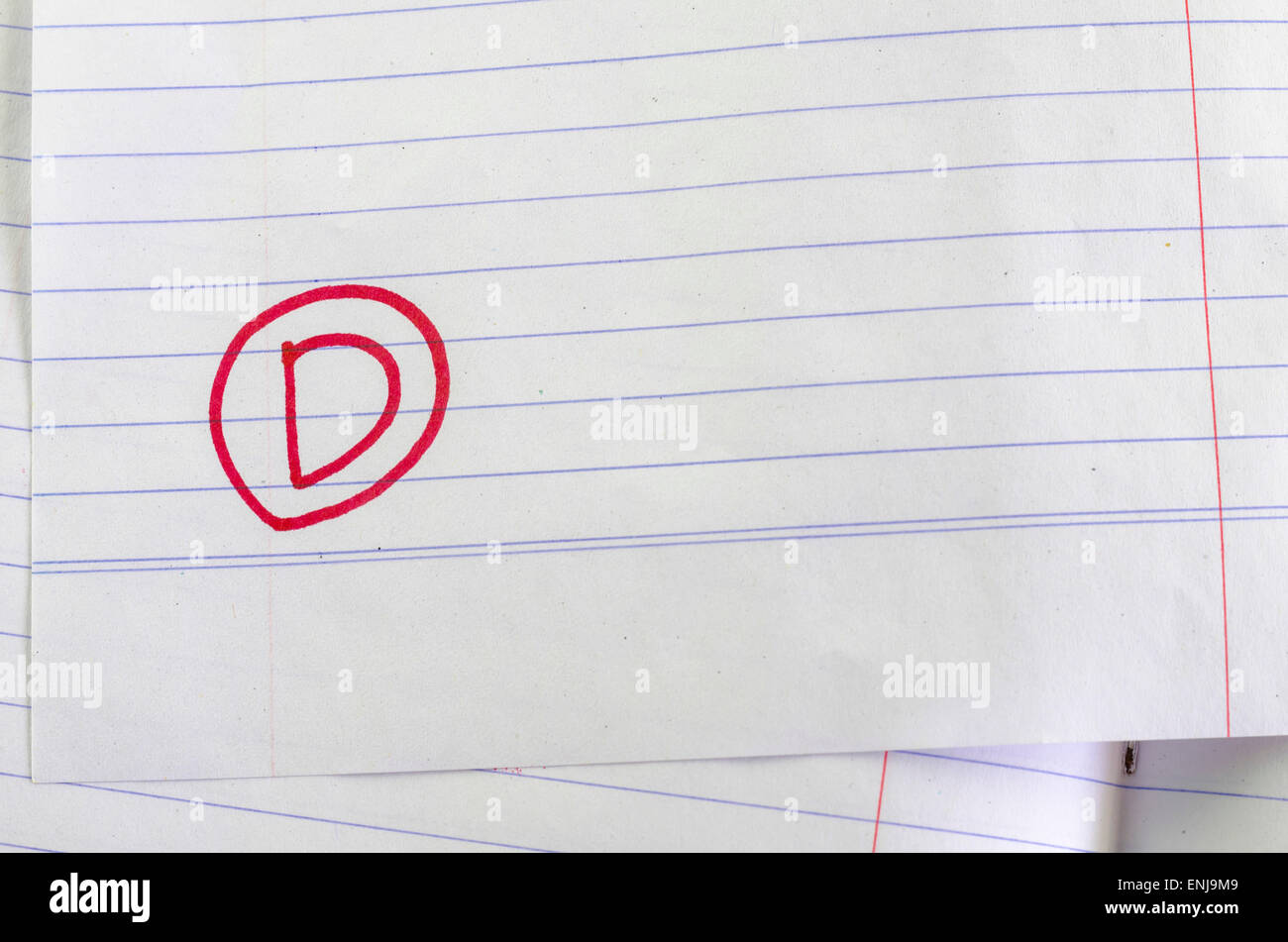 Letter grades d hi-res stock photography and images - Alamy