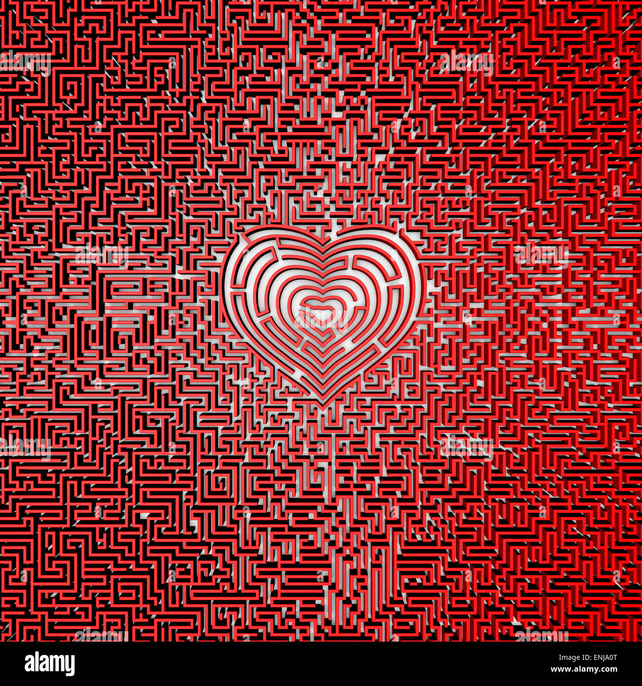 Heart Maze Stock Photos & Heart Maze Stock Images - Alamy