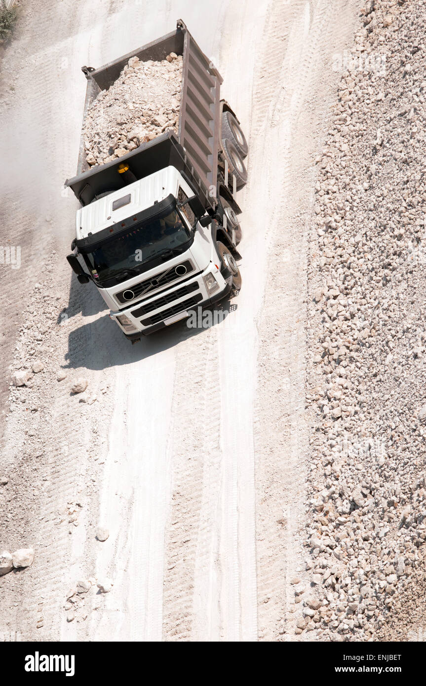 truck transporting building material Stock Photo - Alamy