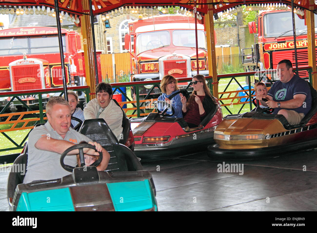 Rock 'N' Roll Dodgems, Carter's Steam Fair. Hersham Green, Surrey ...