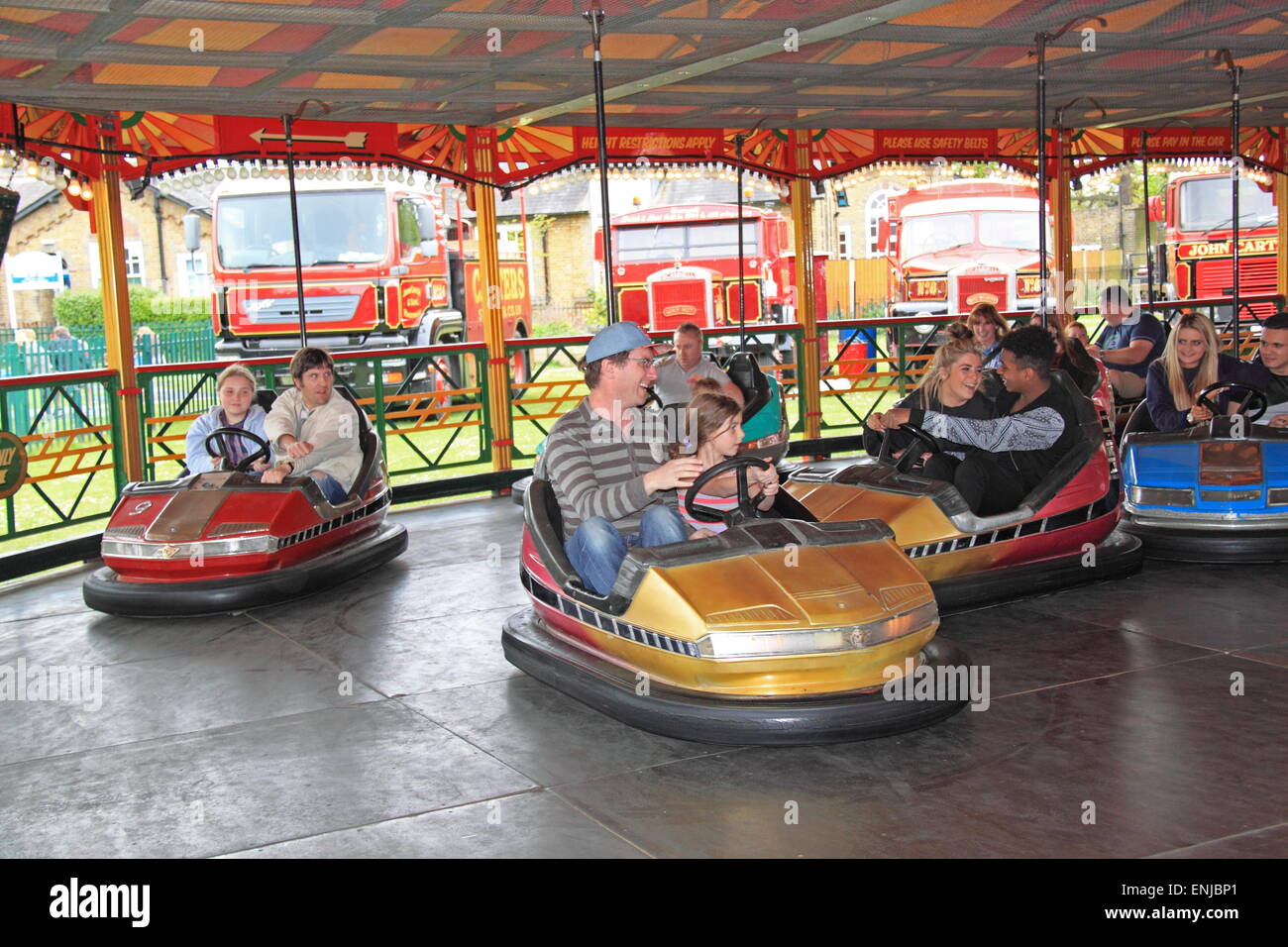 Rock 'N' Roll Dodgems, Carter's Steam Fair. Hersham Green, Surrey ...