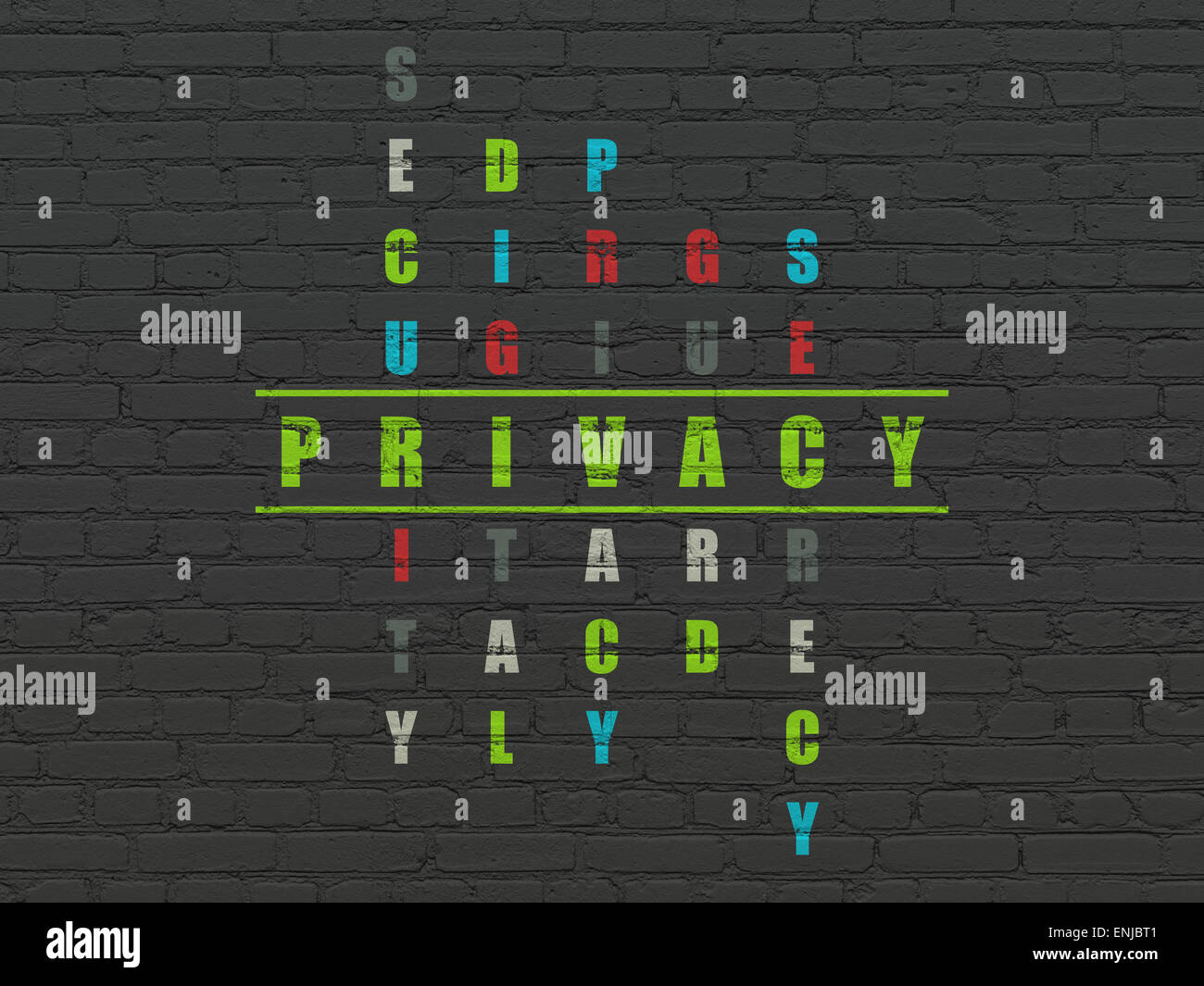 Privacy concept: word Privacy in solving Crossword Puzzle Stock Photo ...
