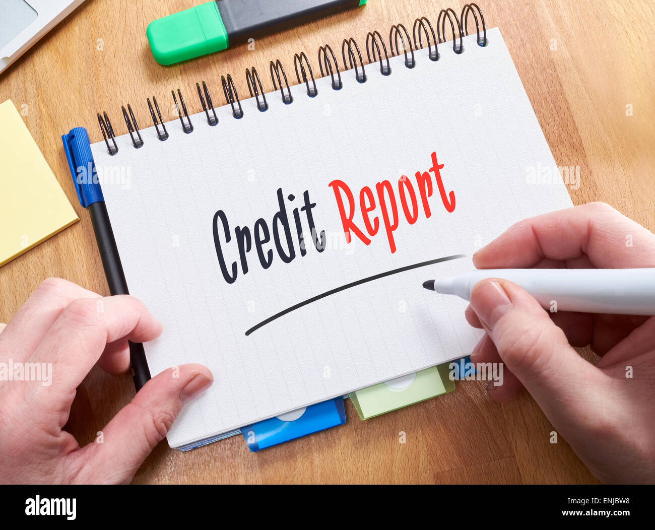 Credit score writing hi-res stock photography and images - Alamy