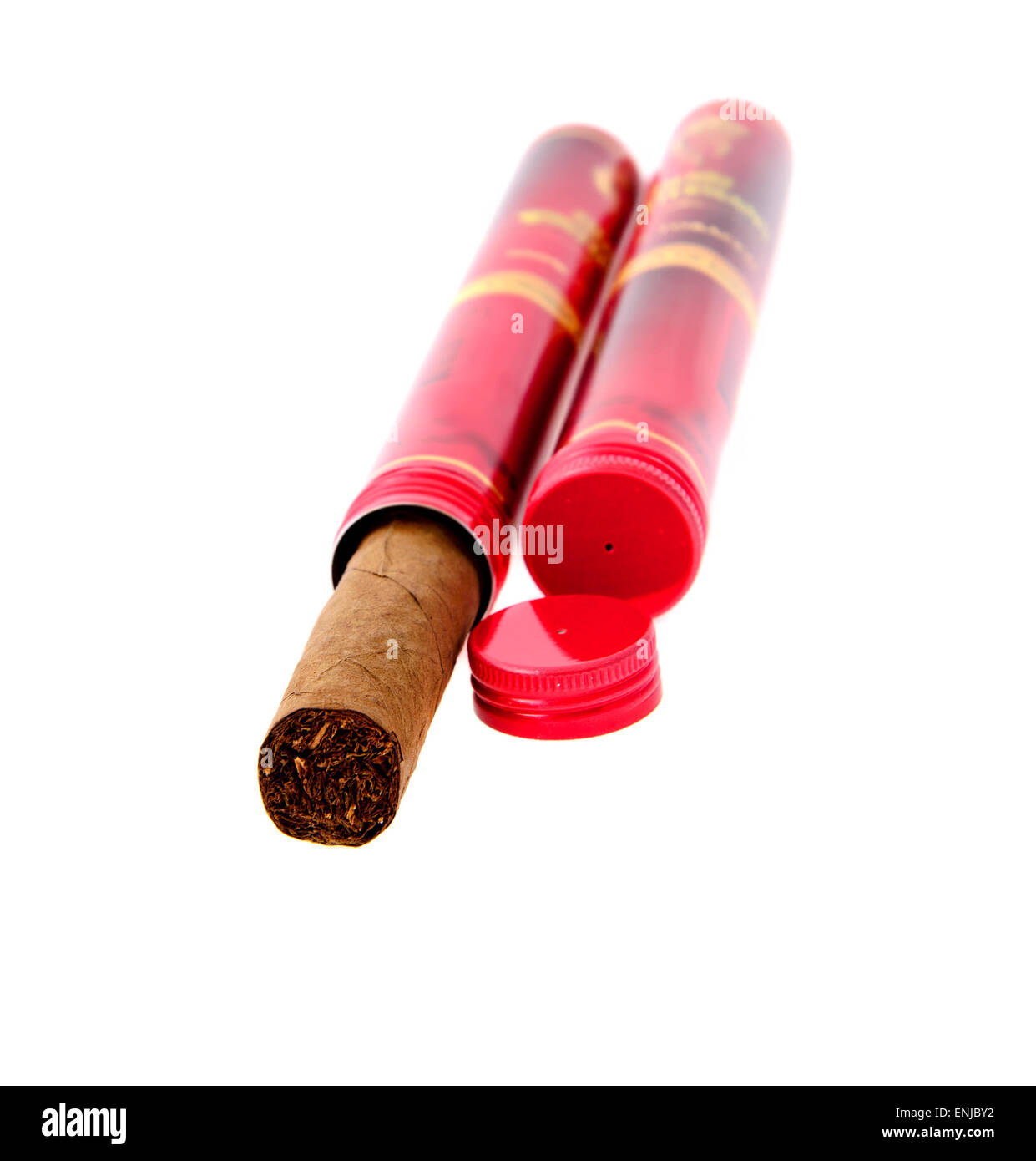 Hand rolled cigars Cut Out Stock Images & Pictures - Alamy