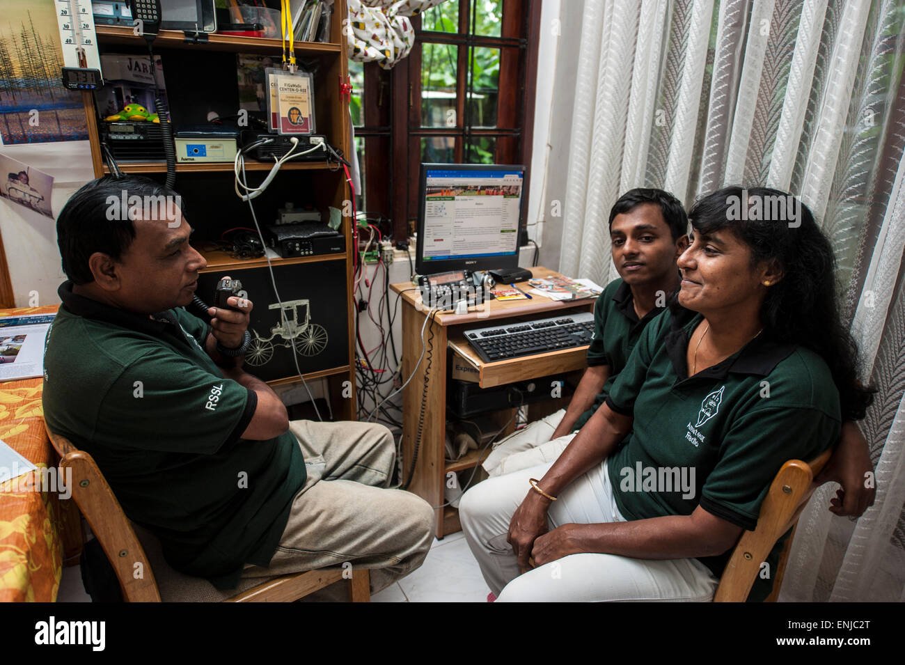 Amateur Radio station in Sri Lanka, South East Asia Stock Photo - Alamy