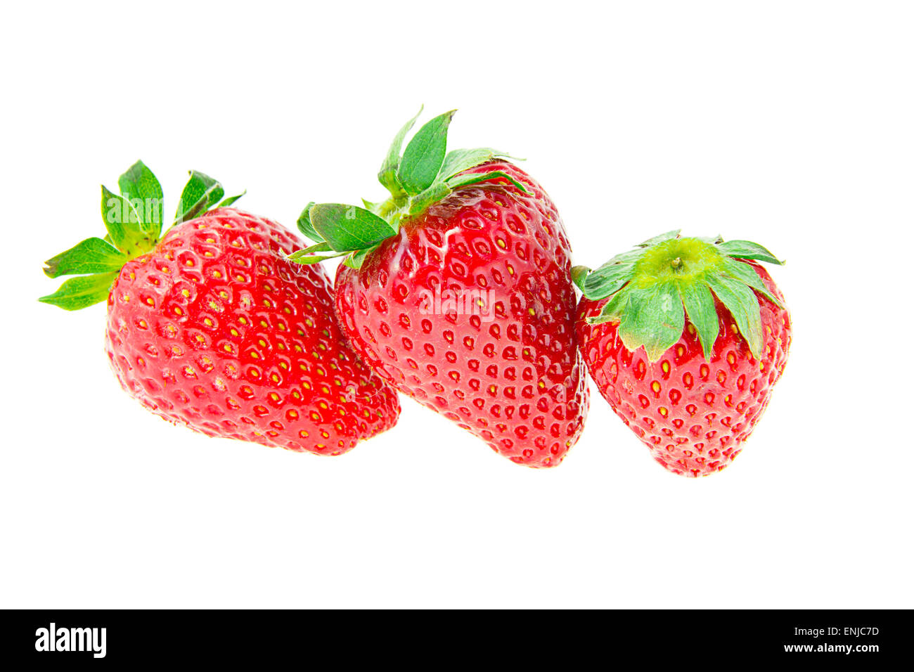 Sweet Fresh Strawberry Isolated Stock Photo - Alamy