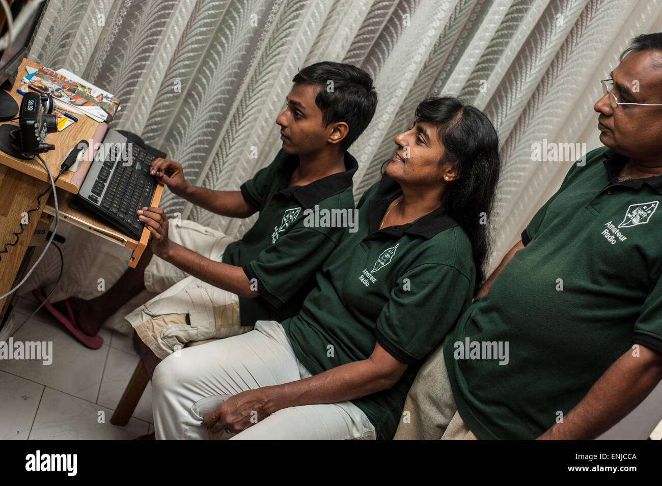Amateur Radio station in Sri Lanka, South East Asia Stock Photo - Alamy