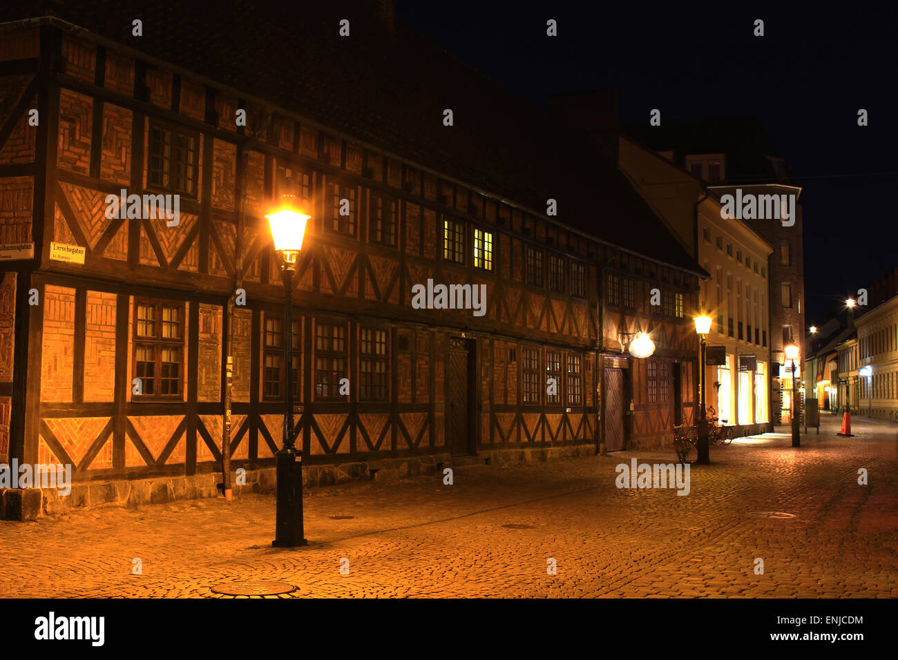Malmo street night hi-res stock photography and images - Alamy