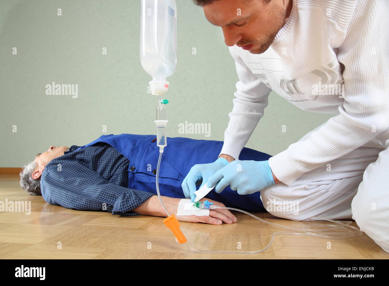 Home infusion hi-res stock photography and images - Alamy