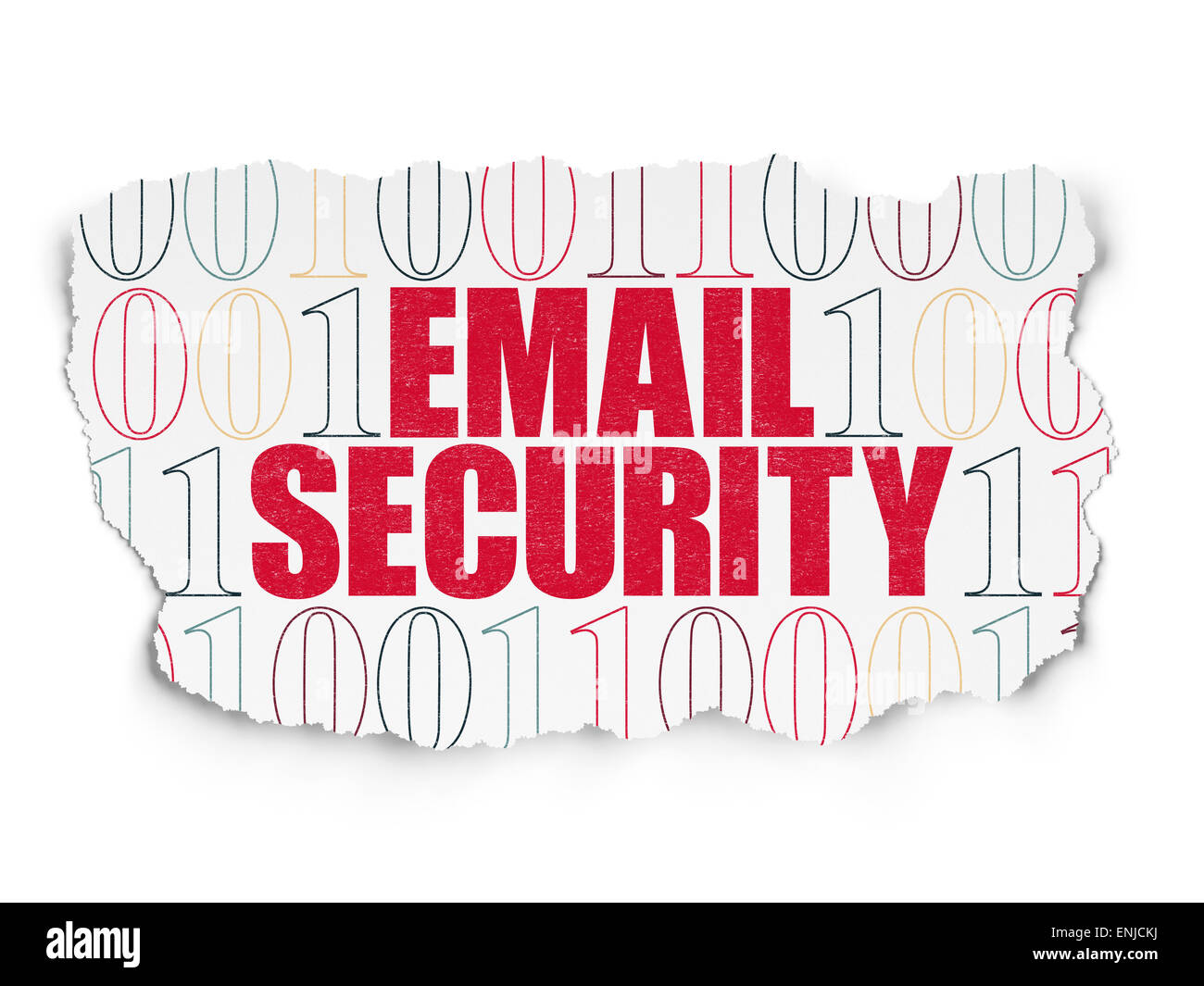 Safety concept: Email Security on Torn Paper background Stock Photo - Alamy