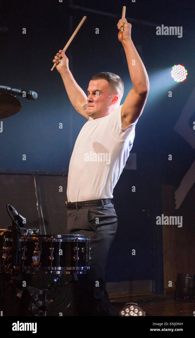 London, UK, 6th May 2015. Issac Holman of Punk Band, Slaves. Scala ...