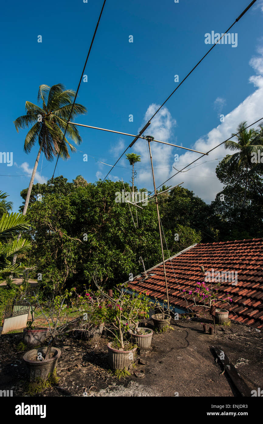 Amateur Radio station in Sri Lanka, South East Asia Stock Photo - Alamy