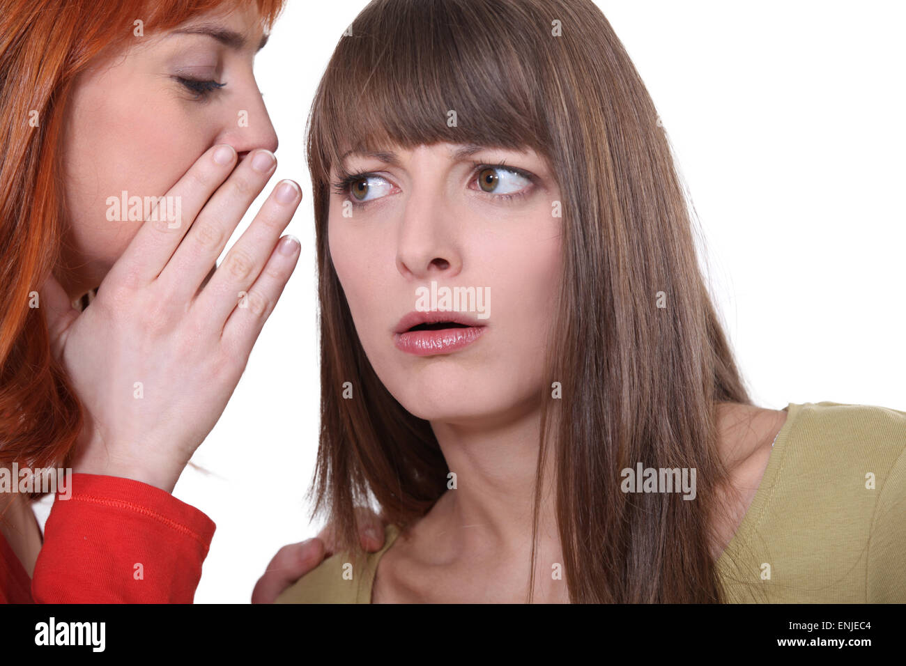 women sharing secrets Stock Photo - Alamy