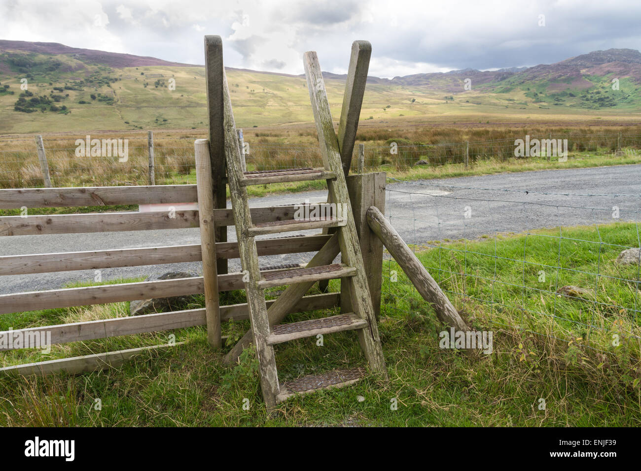 Ladder over fence hi-res stock photography and images - Alamy