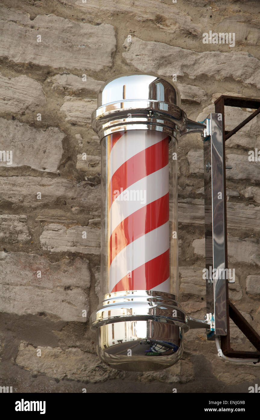 Barber poles hi-res stock photography and images - Alamy
