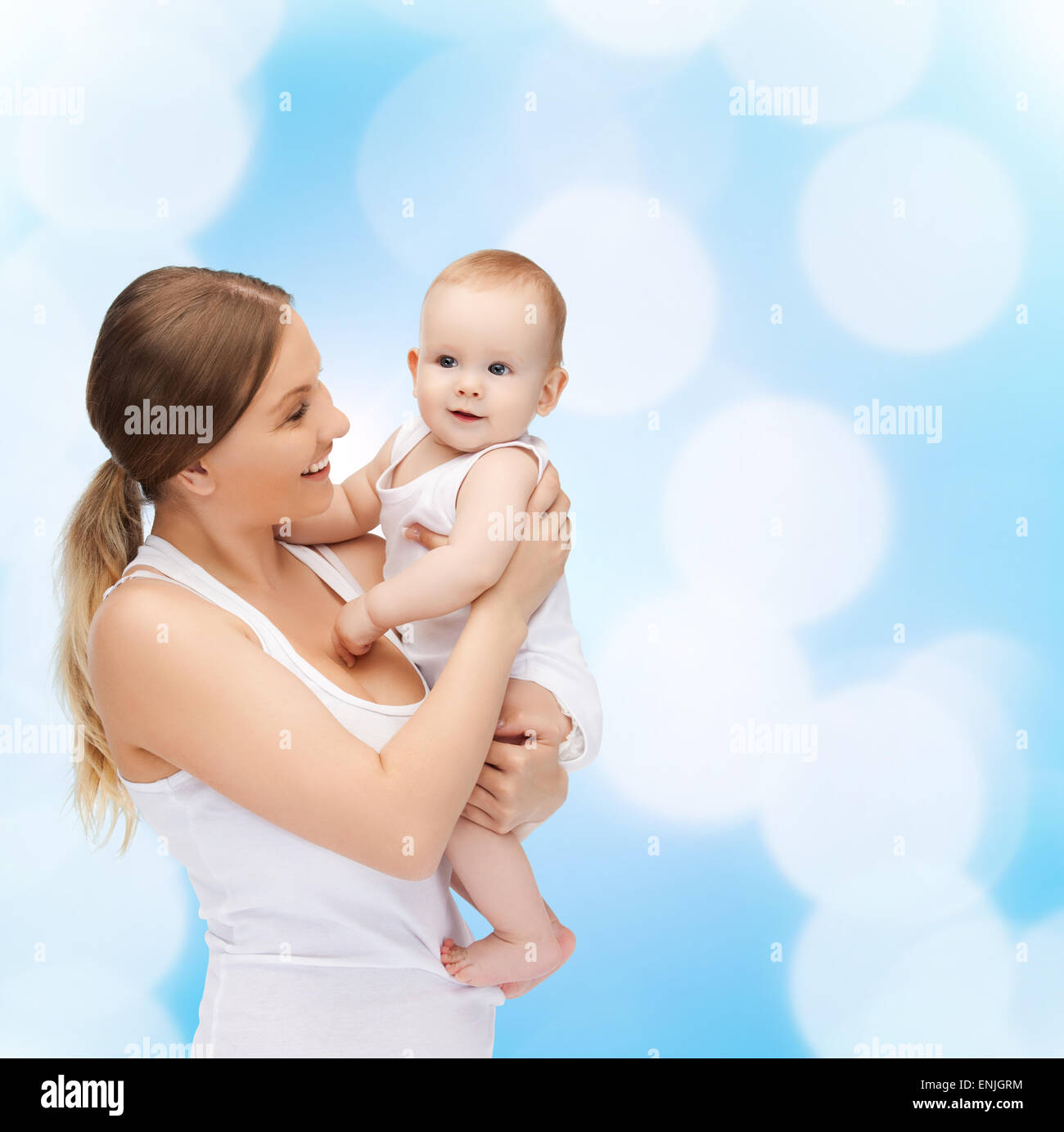 happy mother with adorable baby Stock Photo - Alamy
