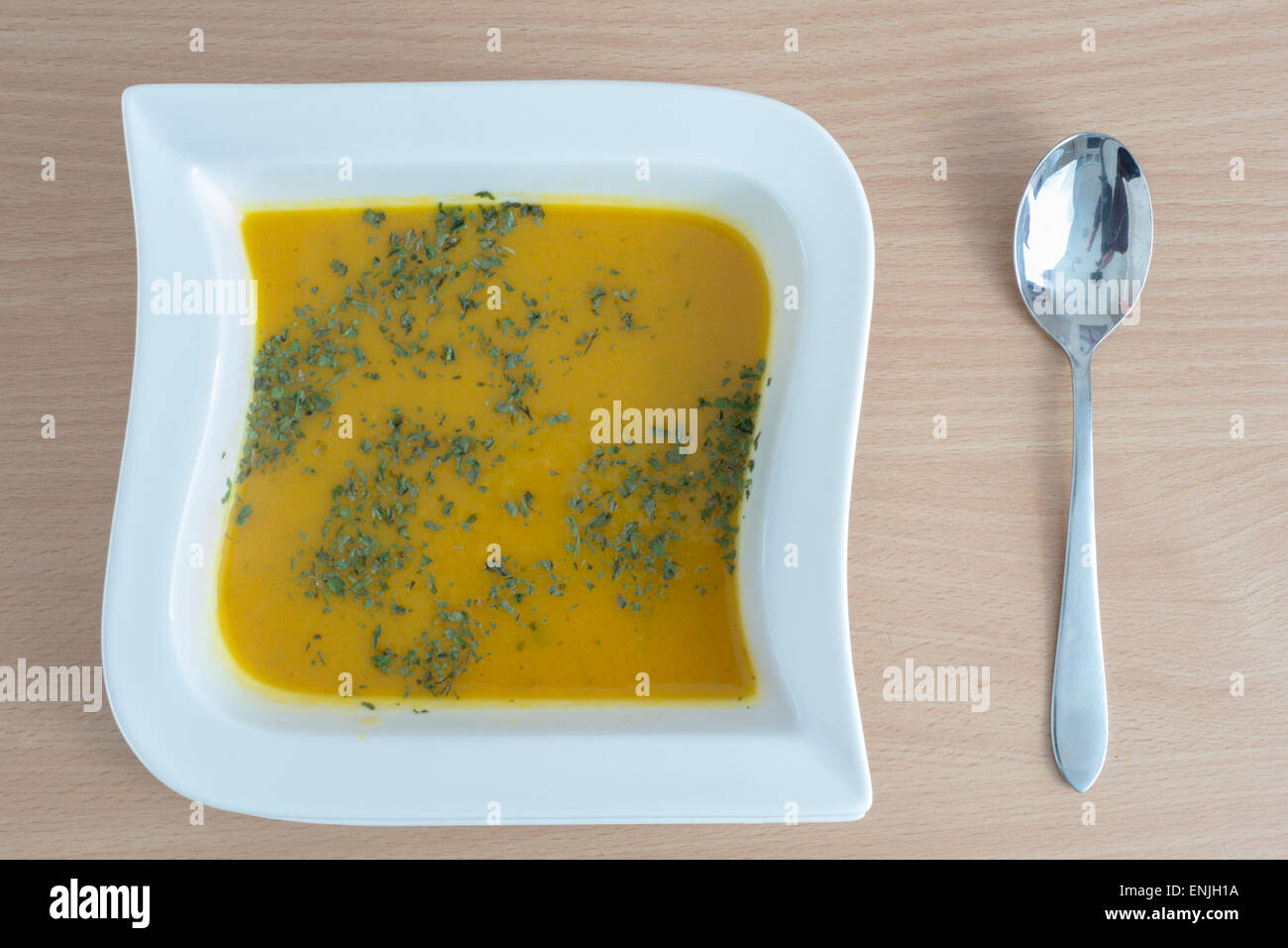 White square soup bowl hi-res stock photography and images - Alamy