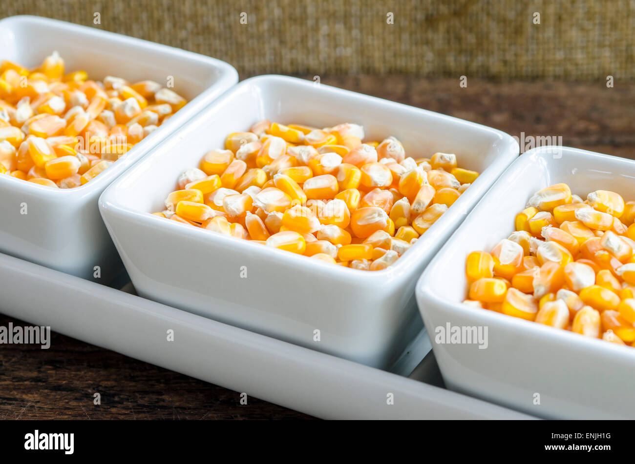Golden corn grain in the bowl.Shallow depth of field Stock Photo - Alamy