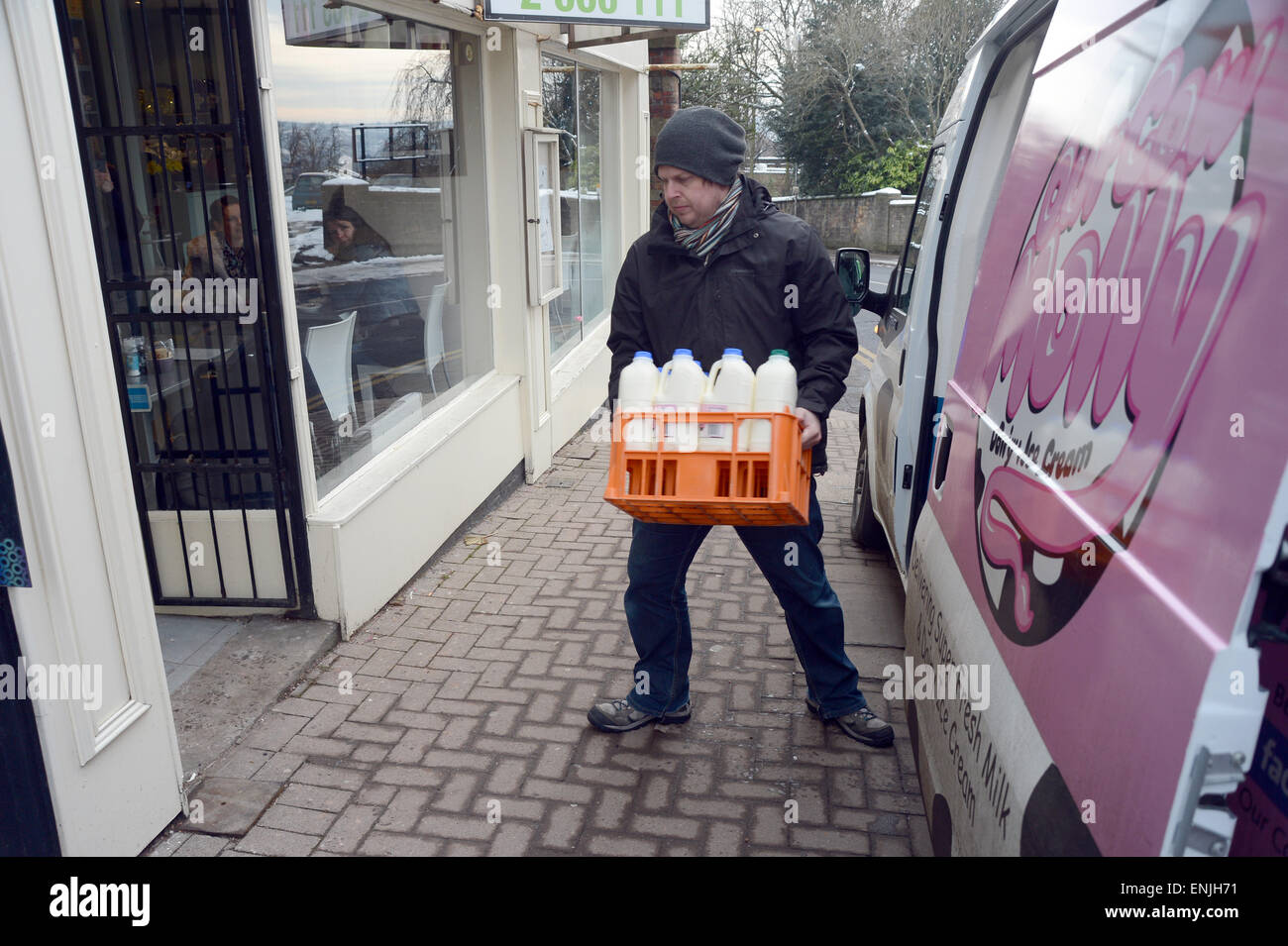 Delivered milk hi-res stock photography and images - Alamy