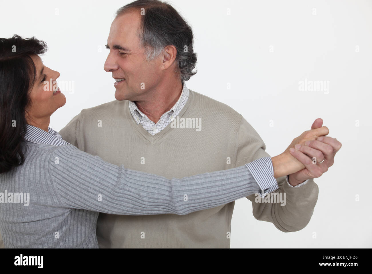 Senior couple dancing Stock Photo - Alamy